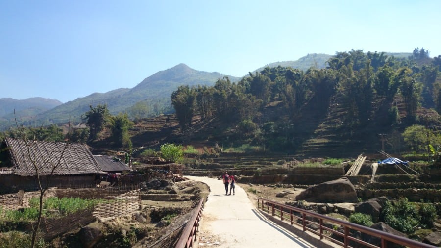 Trekking to Lao Chai from Sapa